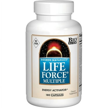 Source naturals life force multiple tablets, no iron, 120 ct - Walmart.com