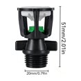 Agiufgs Small Oscillating Sprinkler Plastic, Even Watering Coverage ...