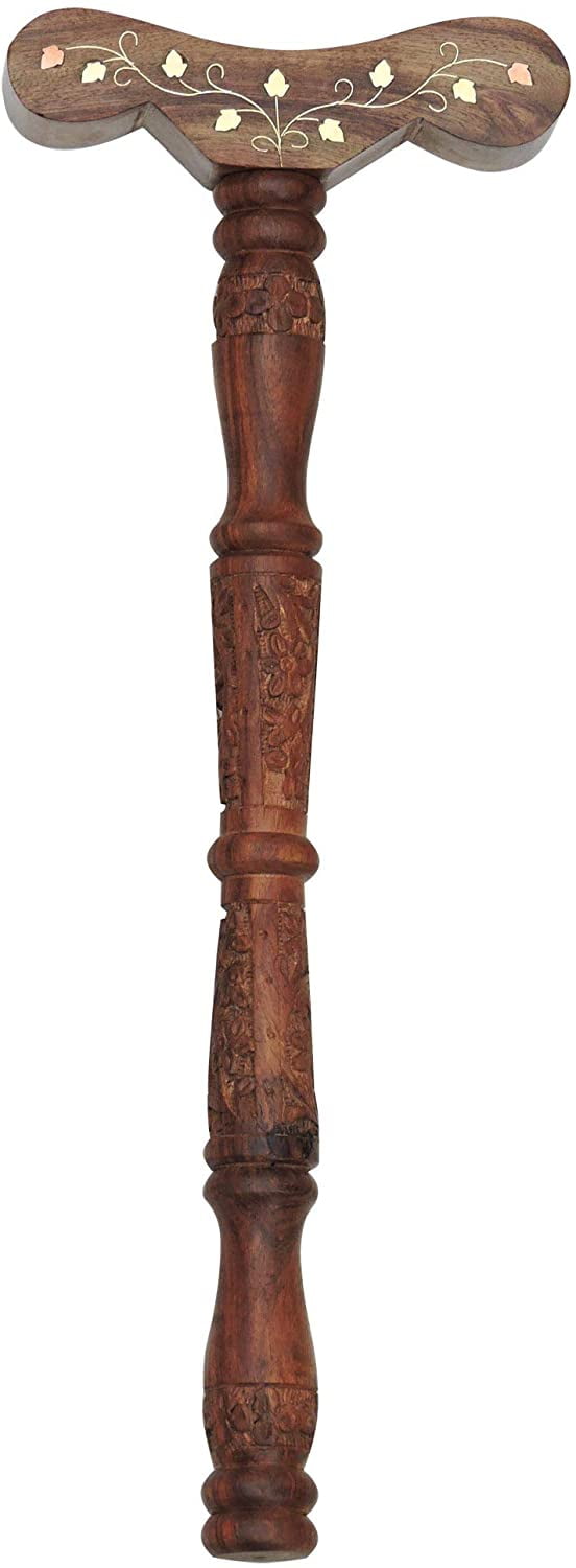 HealthGoodsIn - Yoga Danda - Wooden Staff - for Beneficial in Breath ...