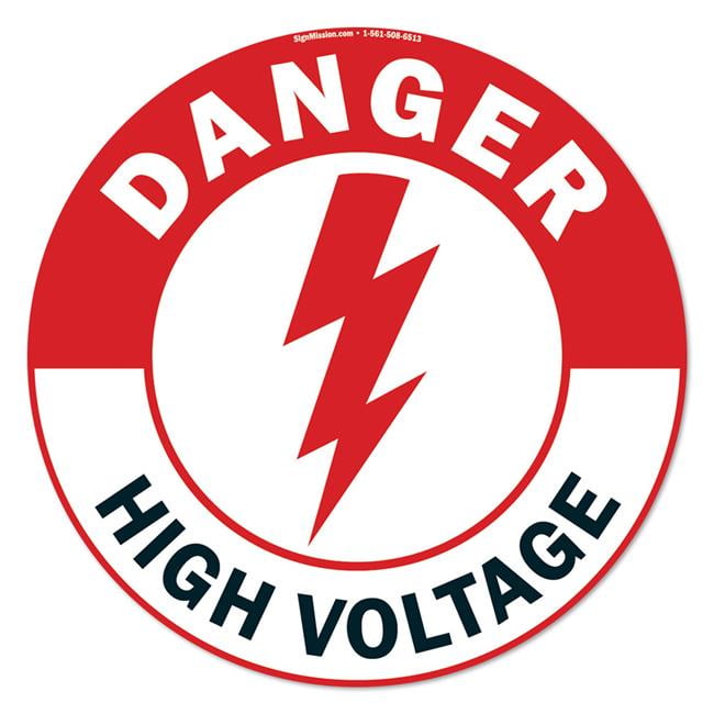 High Voltage Stickers