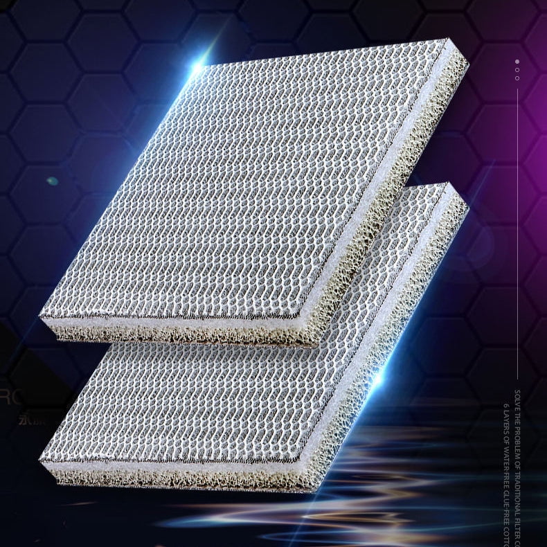 6D/5D 6Layers Fish Tank Filter Sponge No Glue Foam Biochemical Cotton ...