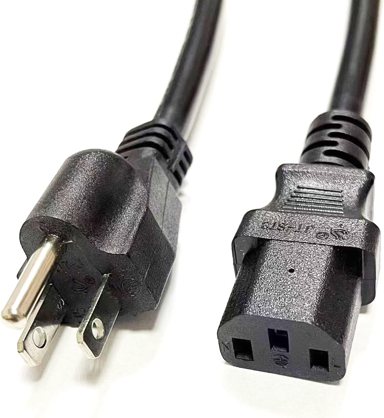 Universal 6 ft Heavy Duty 3 Prong AC Power Cord Cable for Electronics ...