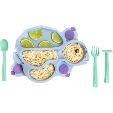 Constructive Eating Truck Training Plate and Utensils Set for Babies ...