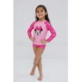 Disney Minnie Mouse Floral UPF 50+ Rash Guard and Swim Shorts Swimsuit ...