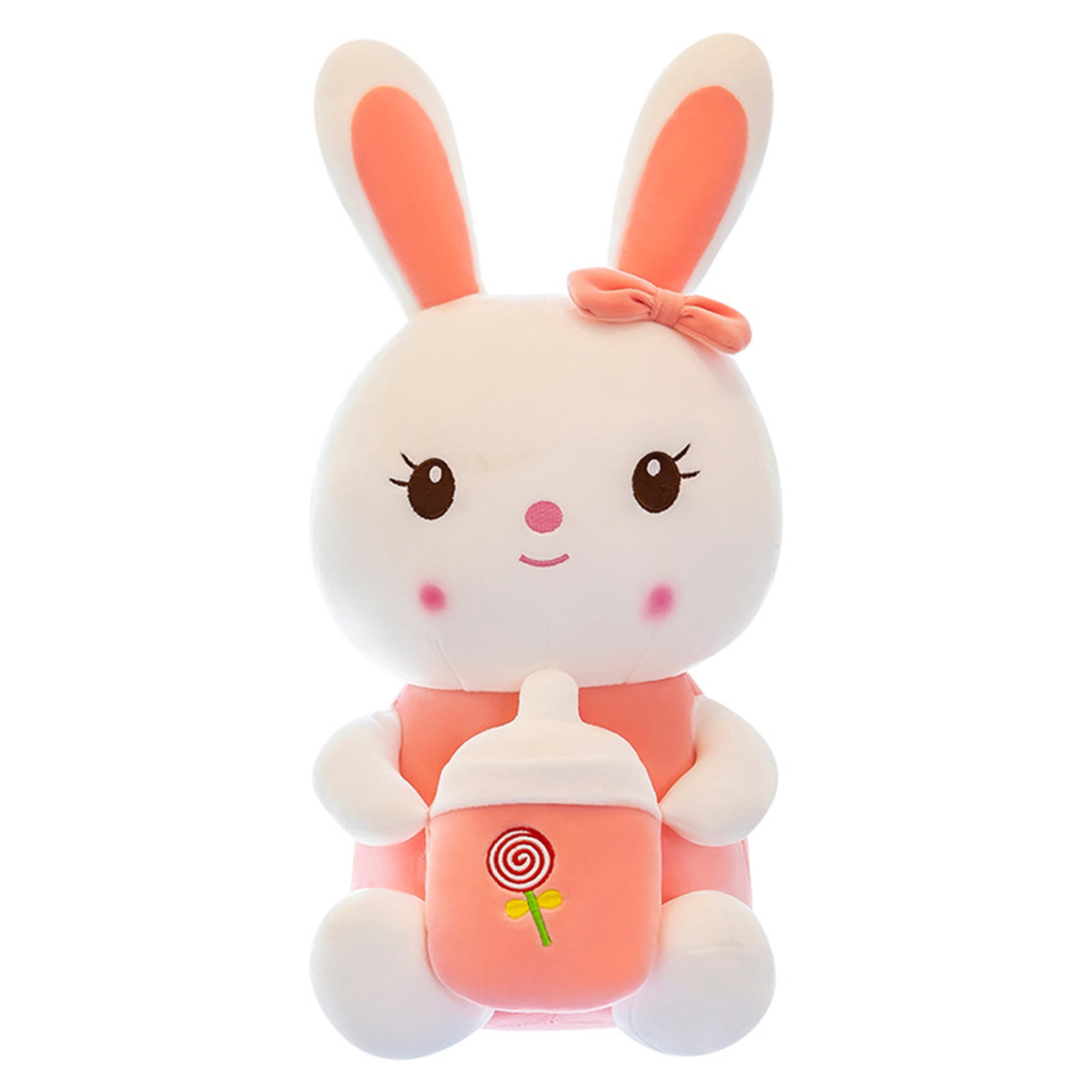 Surakey Weight Plush Bunny Toy Big Size Gift - 23.6 Inchs，Cute Pink ...