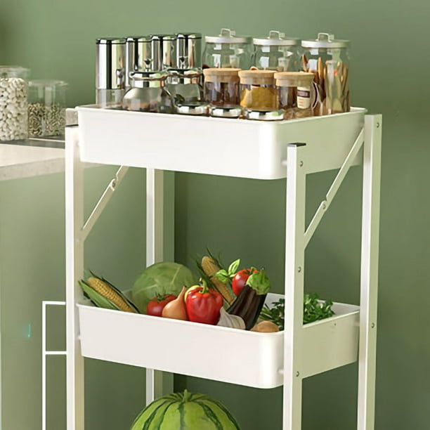 Kitchen Rack Cart Kitchen Cart Kitchen Rack Cart Folding Storage Cart ...