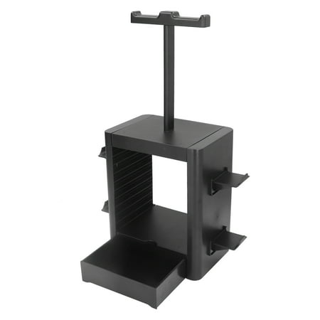 Game Storage Tower, Gaming Disks Organizer Rack 2 Headsets 4 ...