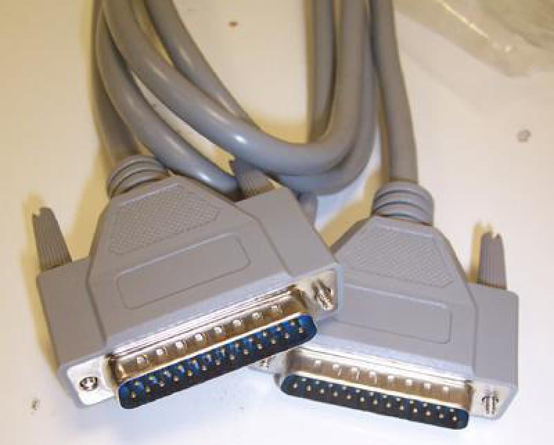 PRO SIGNAL - 25 Pin D-Sub (DB25) Male to Male Lead, 5m Wired 1-1 ...