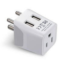 India Maldives Power Plug Adapter Travel QC 3.0 & PD by Ceptics, Safe ...
