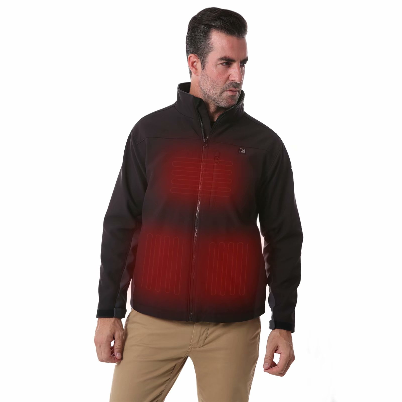 Heated Jacket Washable for Women Men Outdoor Fishing Motorcycle Riding ...