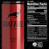 G.O.A.T. Fuel Sports Energy Drink, Watermelon Fruit Punch, 12-oz ...