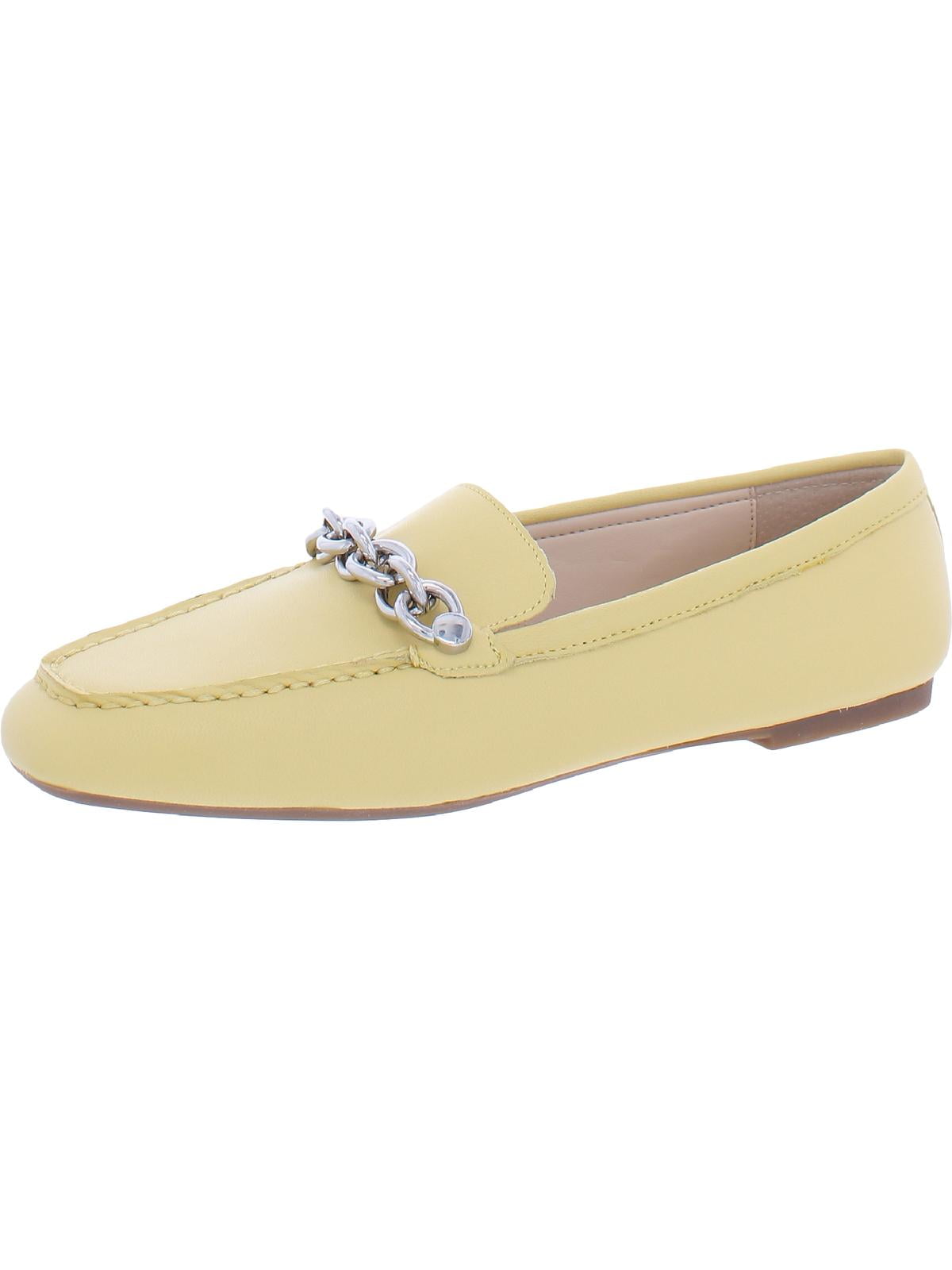 Calvin Klein Womens Elanna Slip On Leather Loafers - Walmart.com