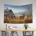 Deer Print Tapestry Wall Hanging, Aesthetic Home Decor for Bedroom or ...