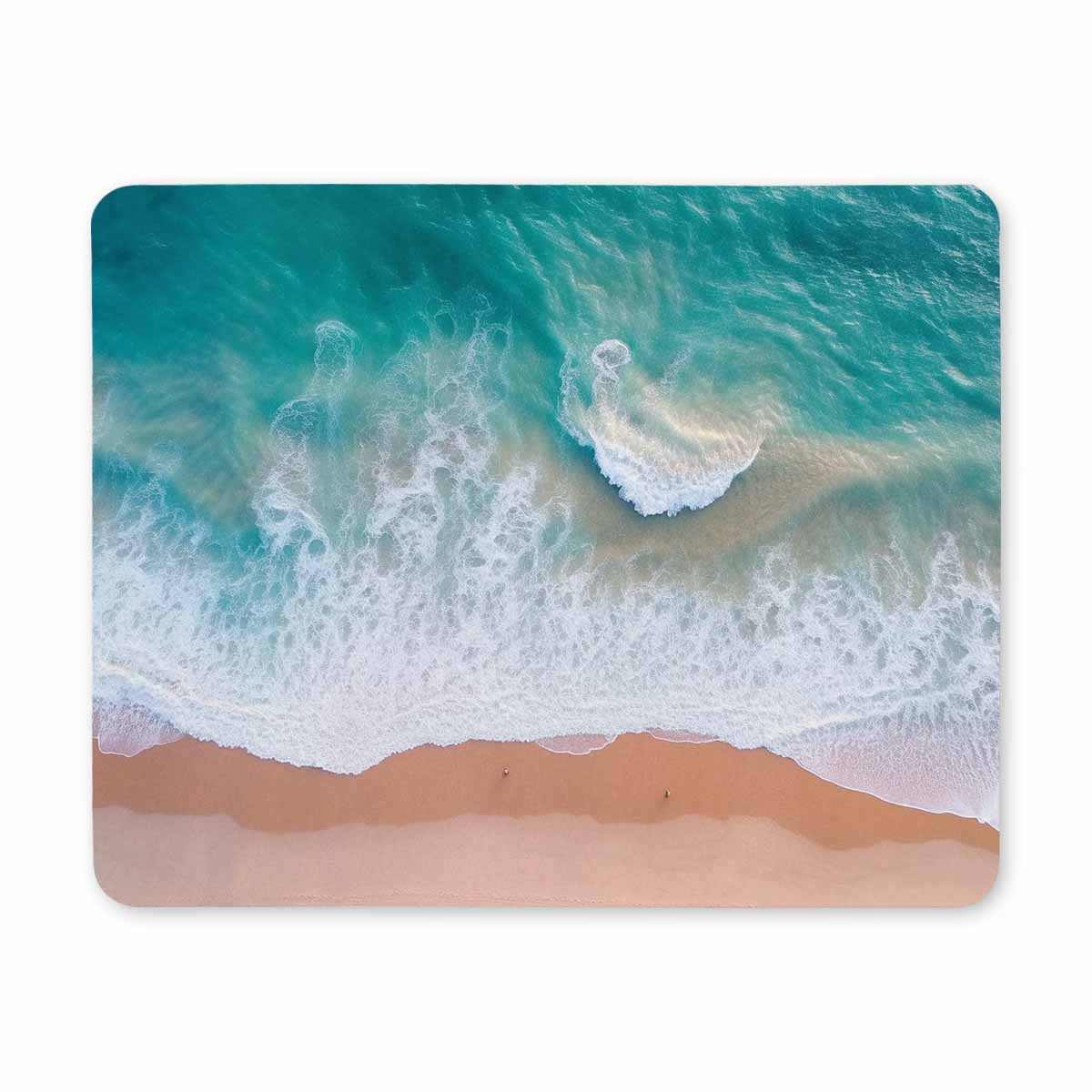 Mouse Pad, Beach Mouse Pad Custom Design, Square Waterproof Mouse Pad ...