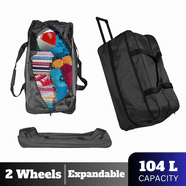 REDCAMP 140L Folding Duffel with Wheels, Backpack Straps, Extra Large ...