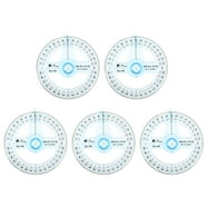NOANTA 24 Pack Math Protractor Bulk Plastic Protractors 180 Degrees, 6 ...
