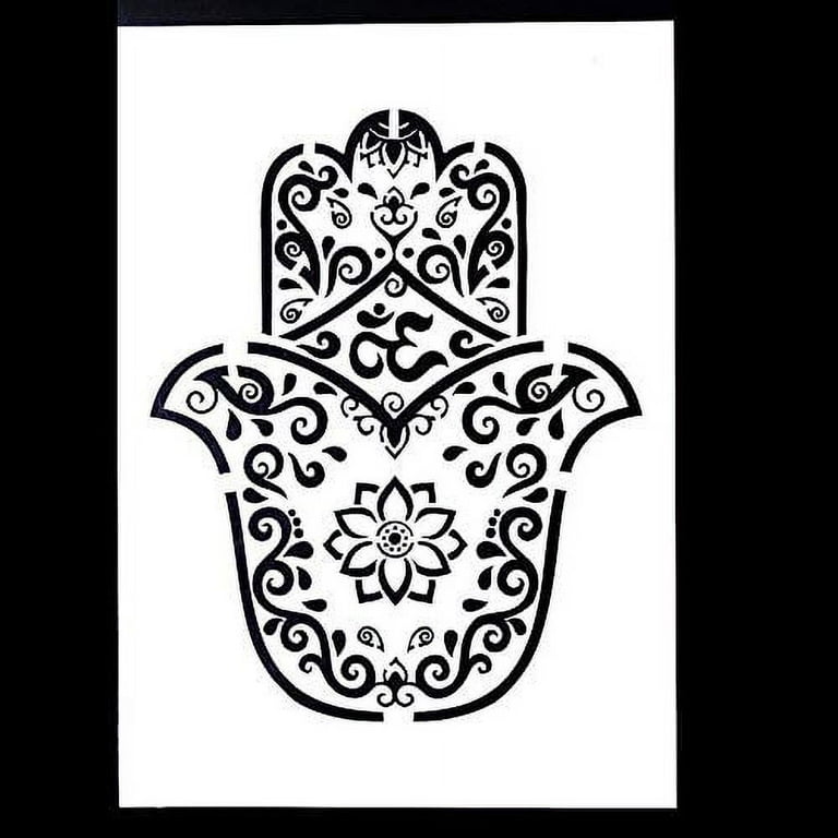 Hamsa Stencil