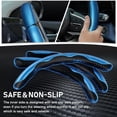 Carbon fiber pattern steering wheel cover - segmented anti-slip ...
