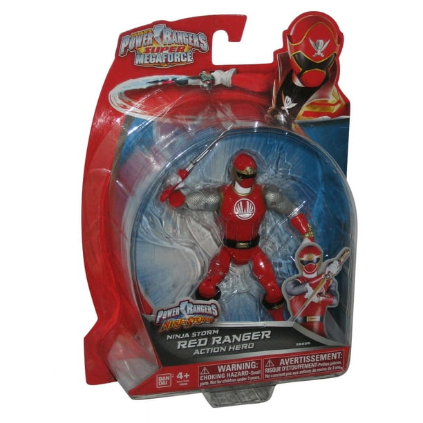 Power Rangers Super Megaforce (2014) Ninja Storm Red Ranger Action Hero ...