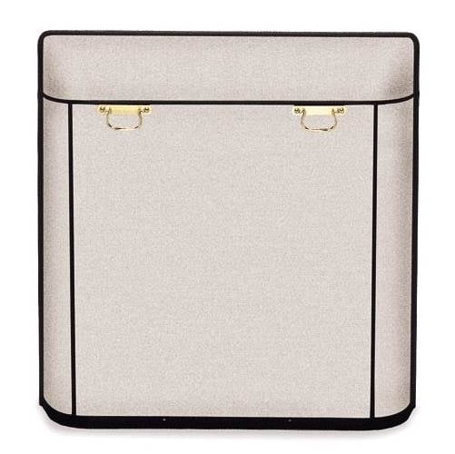 Rumford Traditional Fireplace Screen in Matte Black (38 in. L x 37 in ...