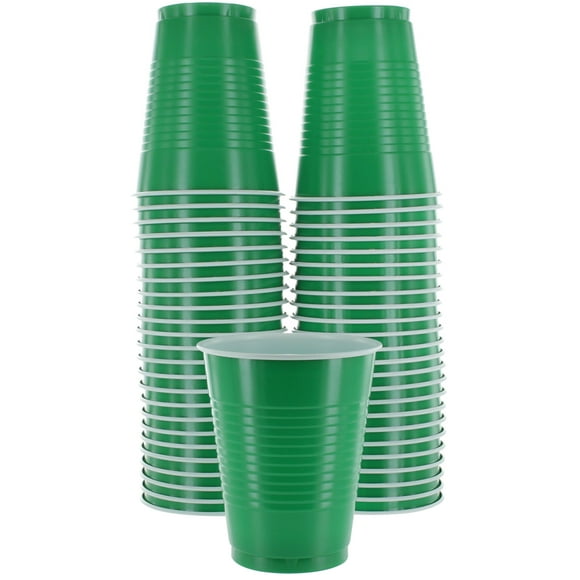 Green Solo Cups 16 Oz