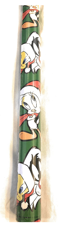 Looney Tunes Gift Wrapping Paper - 20 sq ft Roll Total Holiday Festive ...