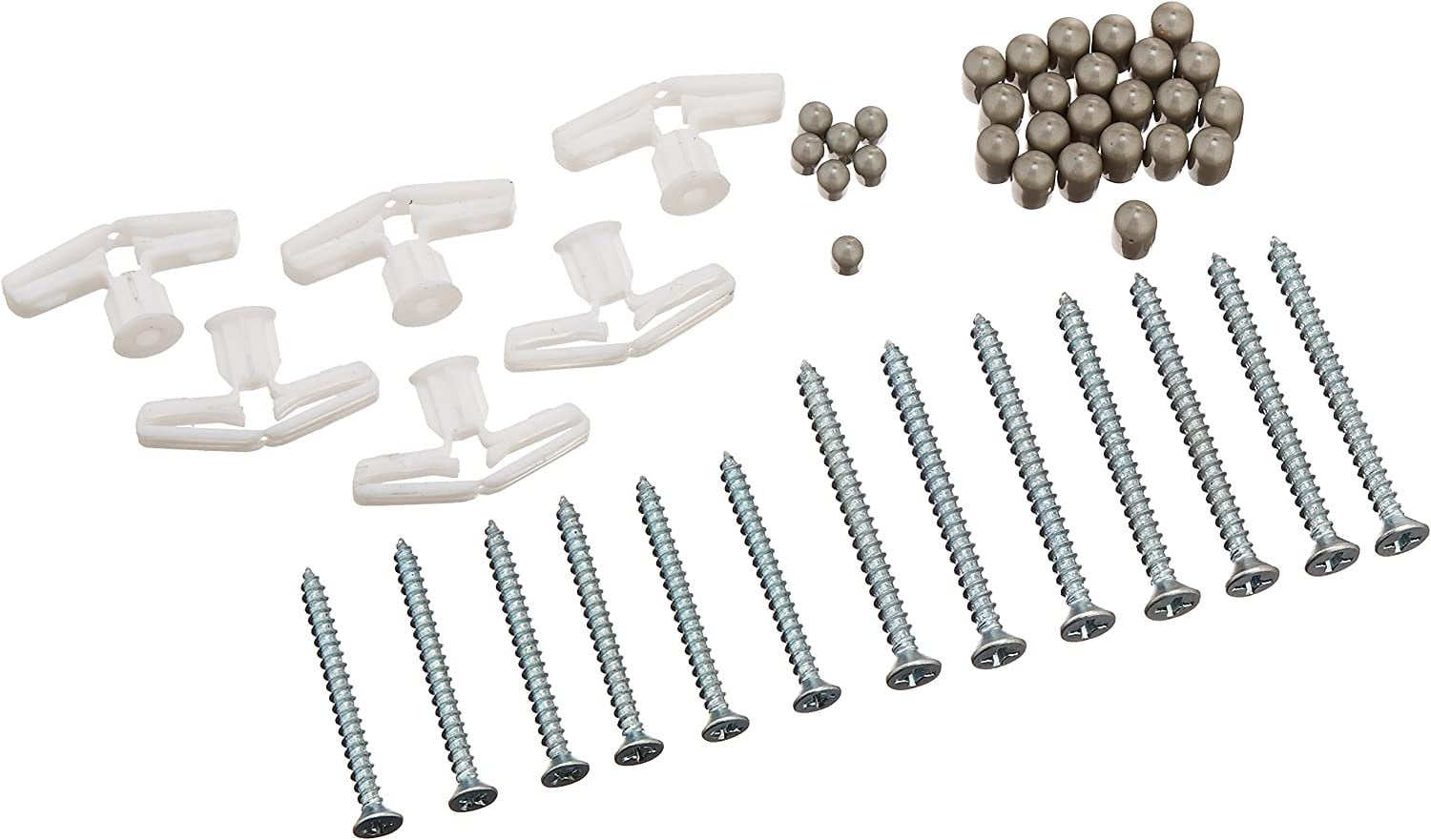 Rubbermaid FastTrack Closet Hardware Kit, White, Adjustable Custom ...