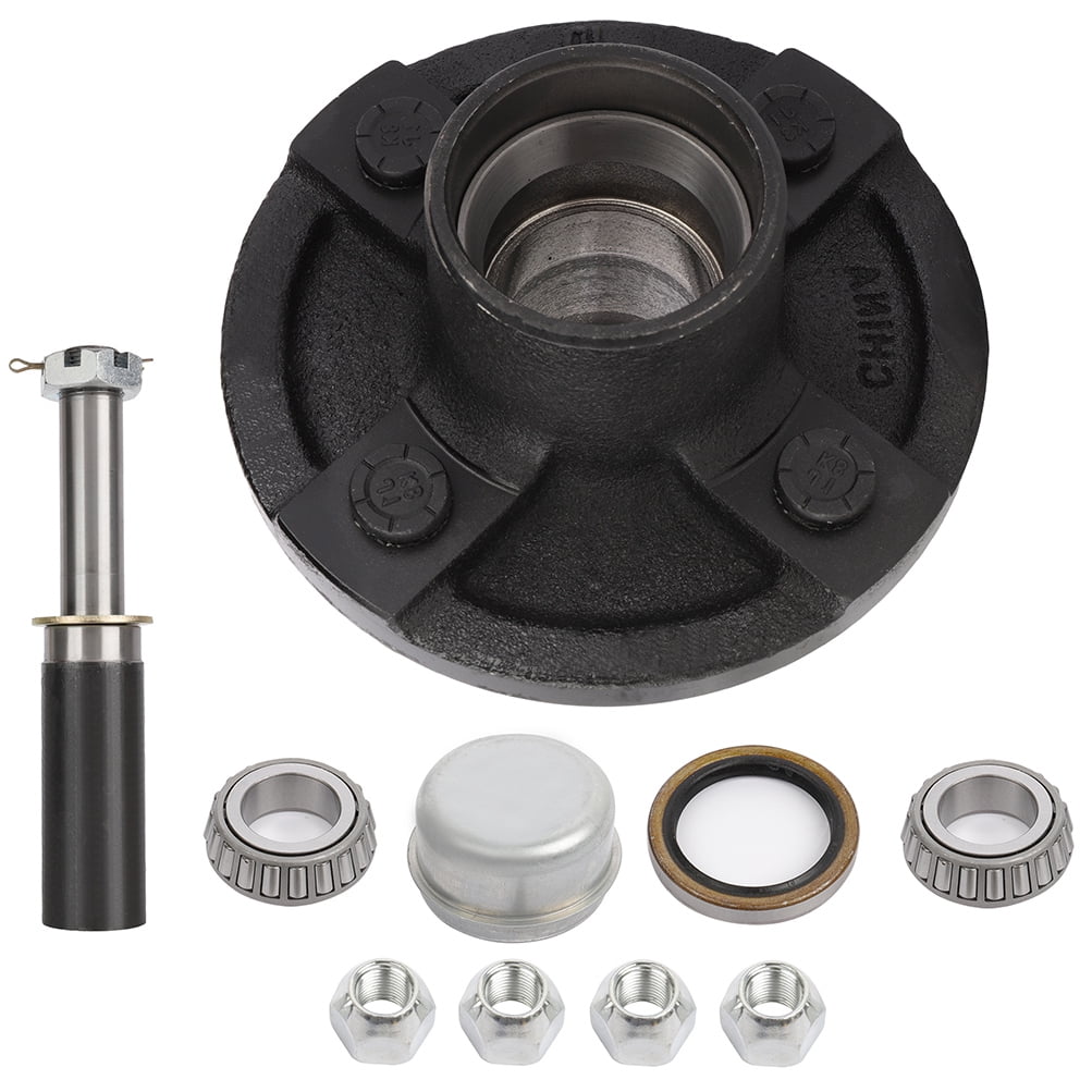 CCIYU Boat Trailer Hub Axle Kit 4 on 4 Bolt Circle Wheel Hub Kit 2000lb ...