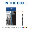 EPSON 822 DURABrite Ultra Ink Standard Capacity Black Cartridge (T822120-S) Works with WorkForce ...