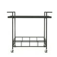 River Street Designs Cinphany Tempered Glass Bar Cart - Walmart.com