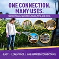 Gorilla Easy Connect Garden Hose Quick Connectors, ¾ Inch GHT, 2 Sets ...