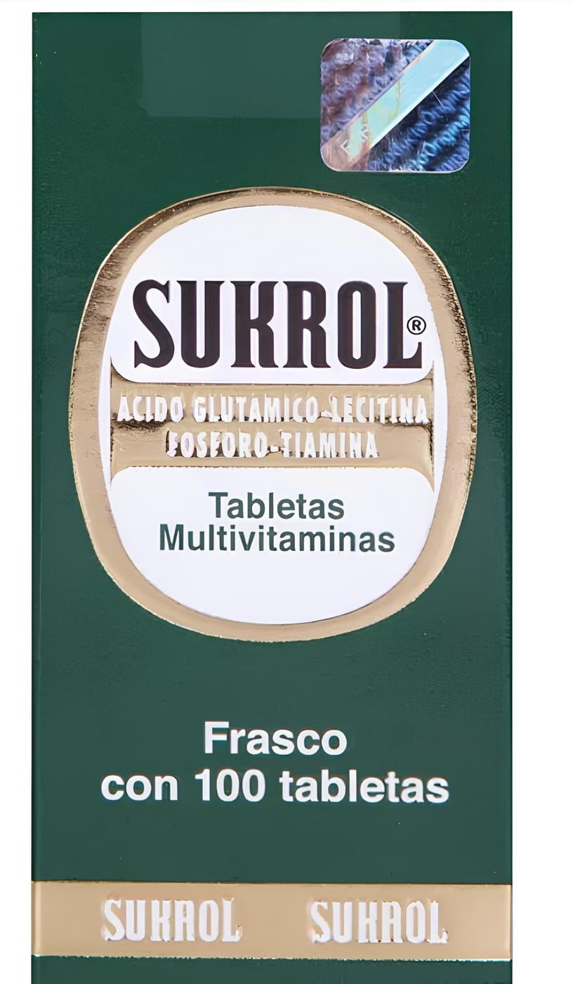 Sukrol Multivitaminico 100 Tabletas Sin Sabor | Bodega Aurrera en línea