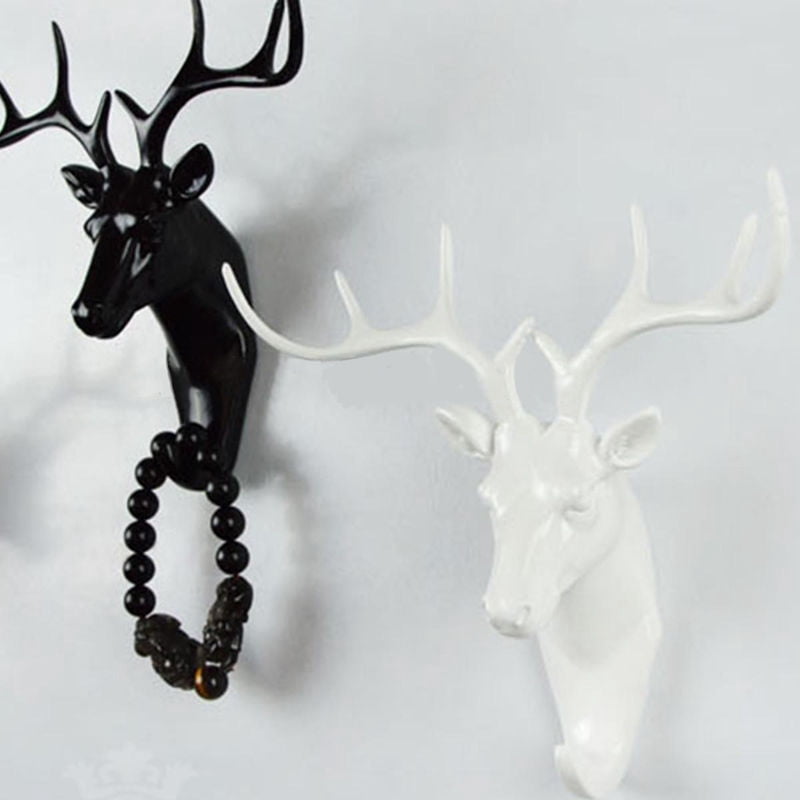 Buy Mini Faux Deer Head Faux Taxidermy Animal Head Wall Decor Handmade ...
