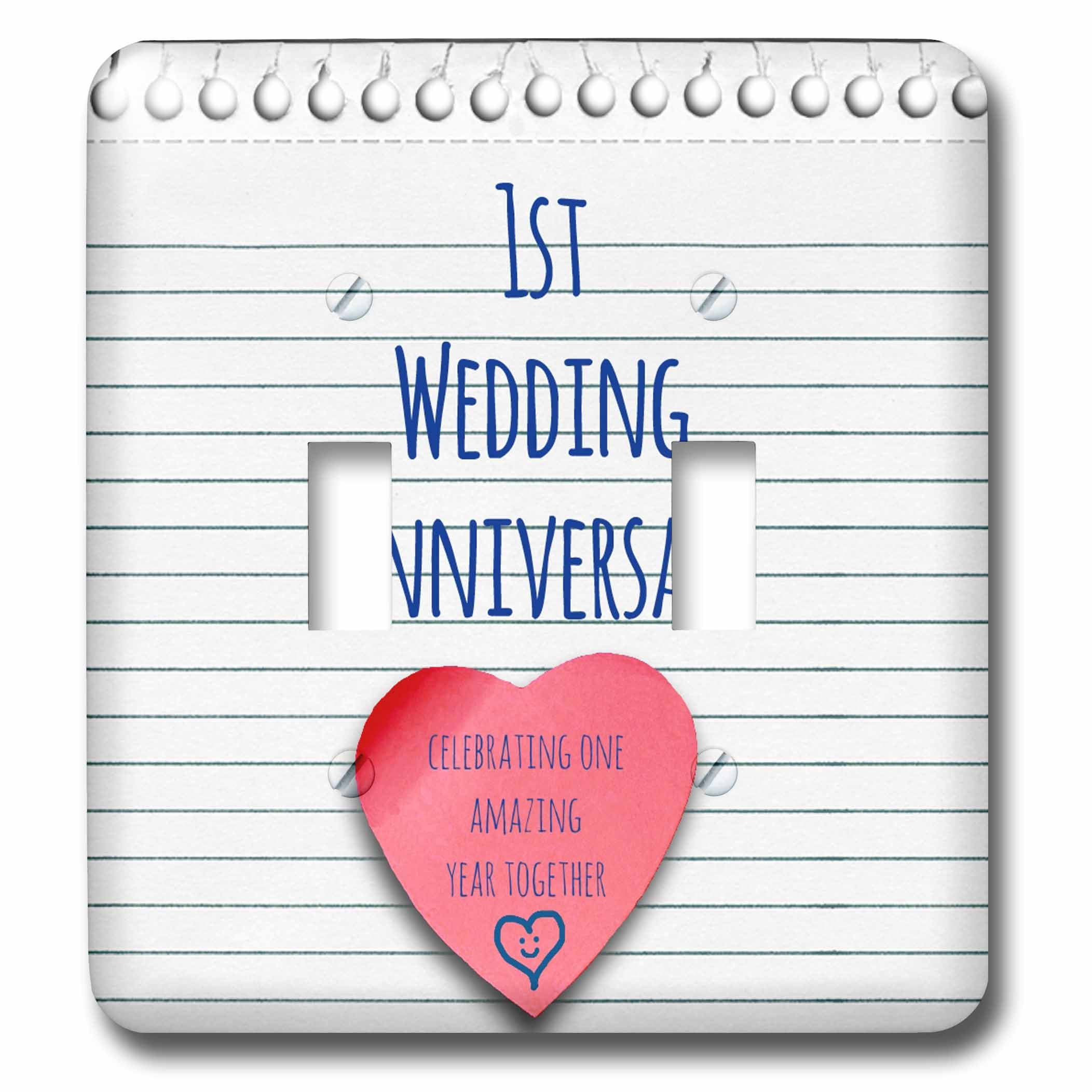 1st Wedding Anniversary gift - Paper celebrating 1 year together ...