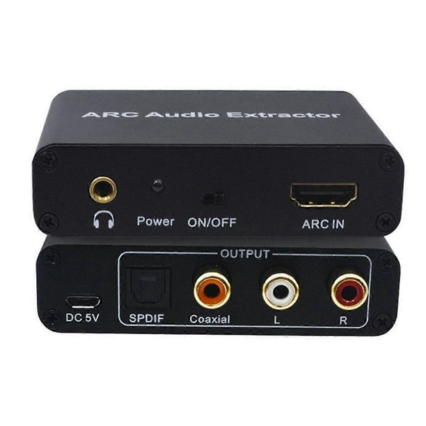 -Compatible to Optical Audio Adapter,Audio Extractor to Optical ...