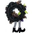 Joybuy Multicolor Halloween Wreath with Pumpkin, Hat Legs- Oxford ...