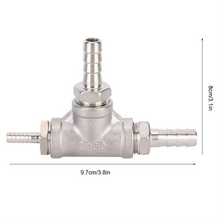 Fyydes Inline Aeration Stone,Beer Aerator Kit,Household Stainless Steel ...