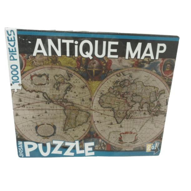Antique Map 1000 Piece Jigsaw Puzzle - Walmart.com