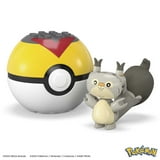 MEGA Pokemon Skwovet Building Toy Kit, Poseable Action Figure with Poke Ball (19 Pieces) for ...