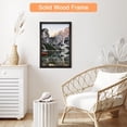 20x30 Wood Frame Black, Rustic Natural Wooden 30x20in Poster Picture ...