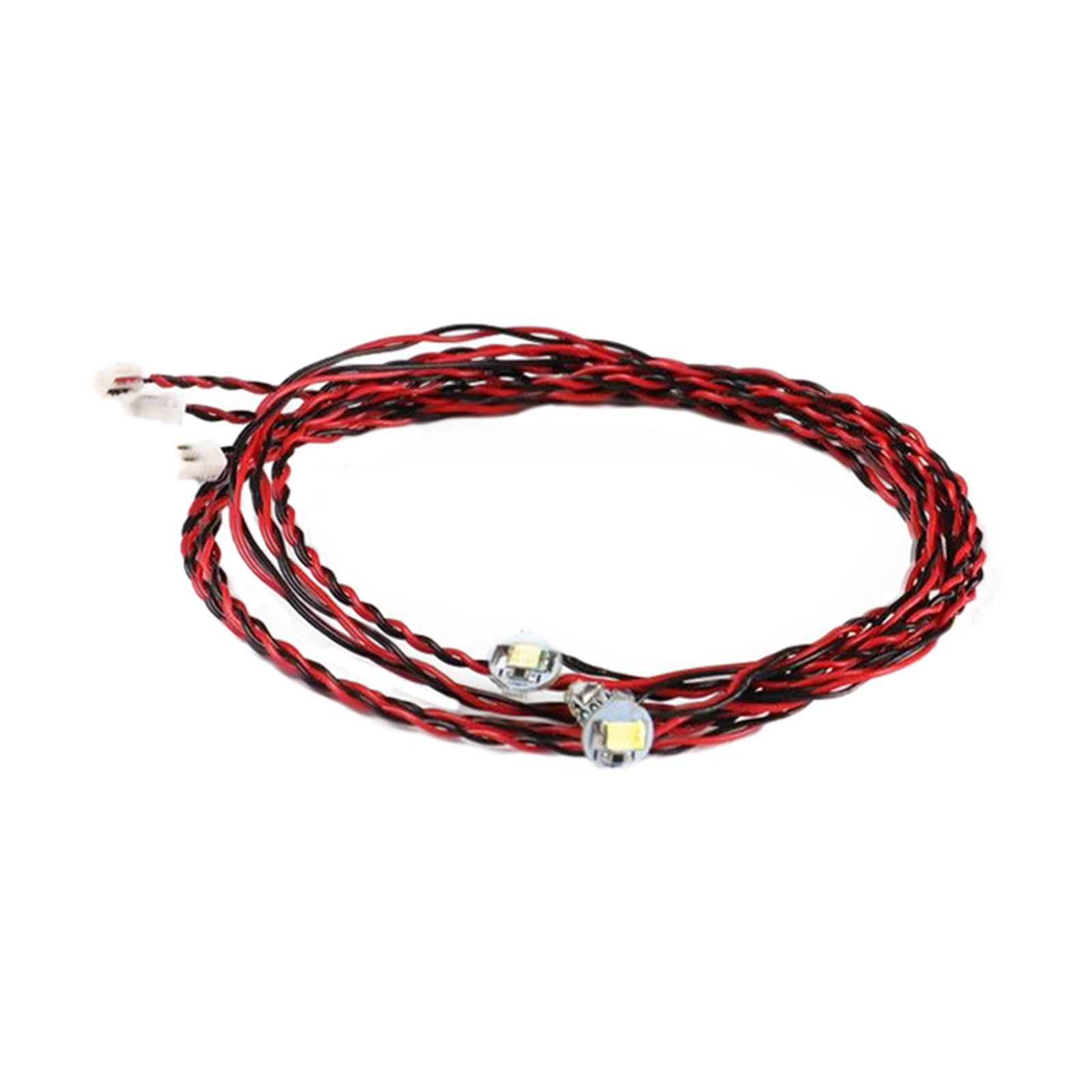 3 Pieces Pre LED Light, Soldered LED Leads Wires for Micro Landscape ...