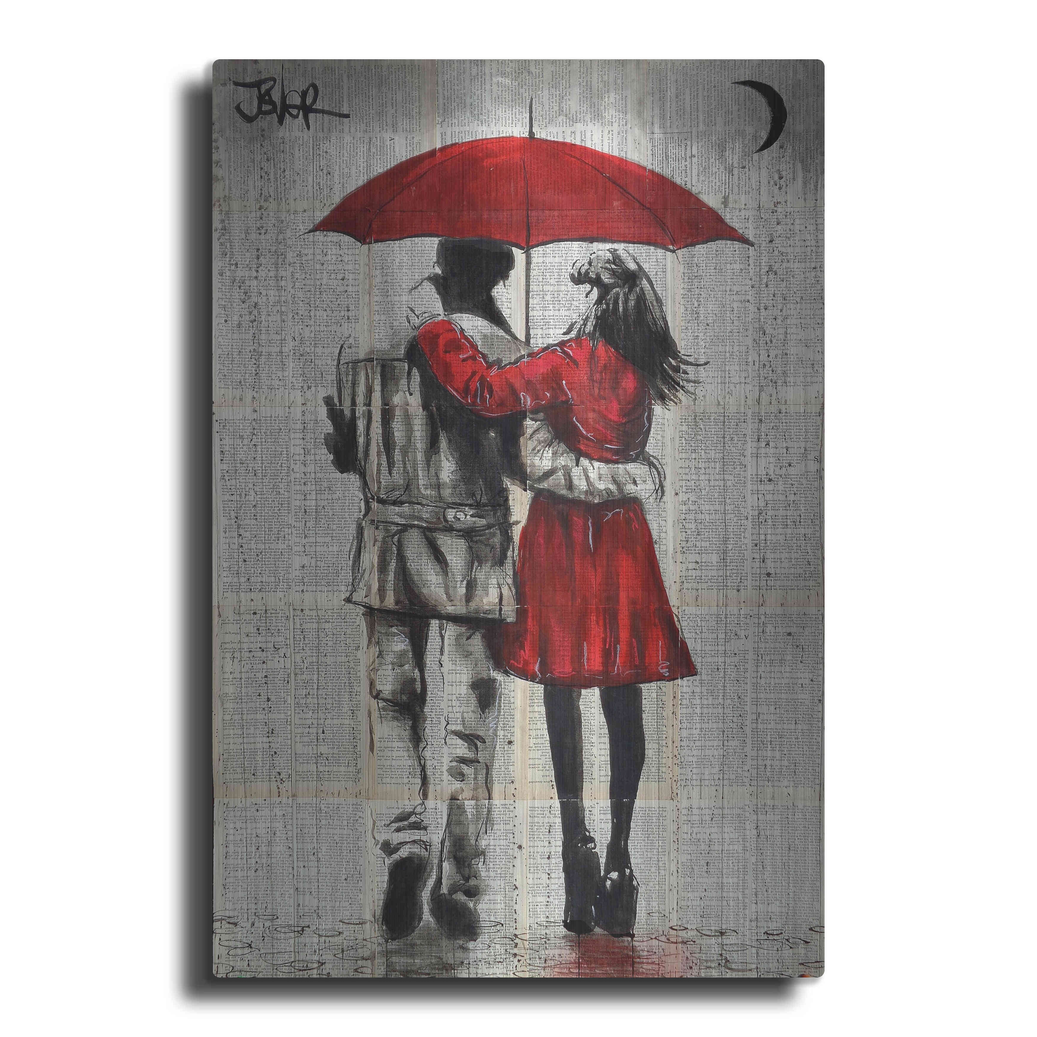 Luxe Metal Art 'Fall' by Loui Jover, Metal Wall Art, 24"x36" - Walmart.com