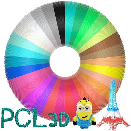 30 Colors 3D Printing Pen PCL Filament Refills, 1.75mm PCL Filament ...