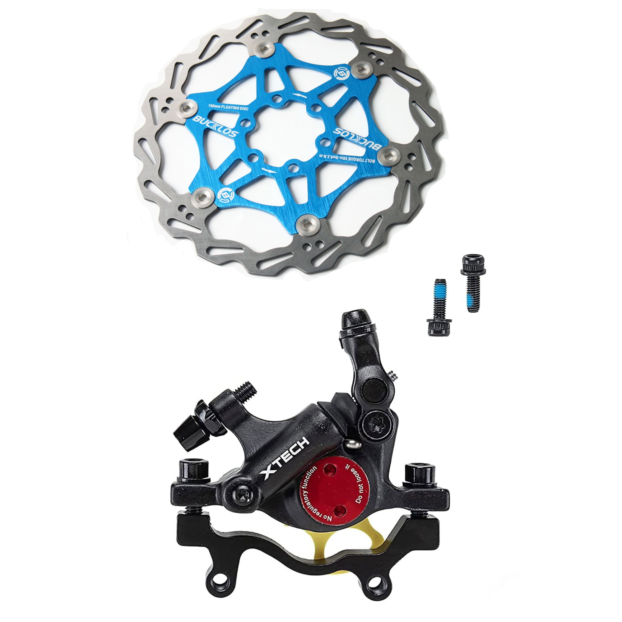 BUCKLOS Zoom HB-100 MTB Bicycle Line Hydraulic Disc Brake Front Rear ...