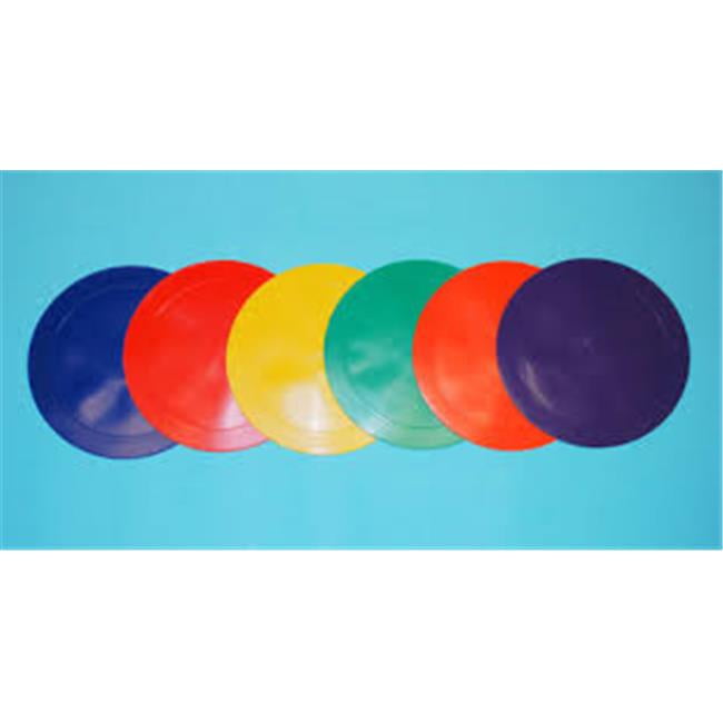 Everrich EVB-0011-6 9 in. Round Mats, Set of 12 - Orange - Walmart.com