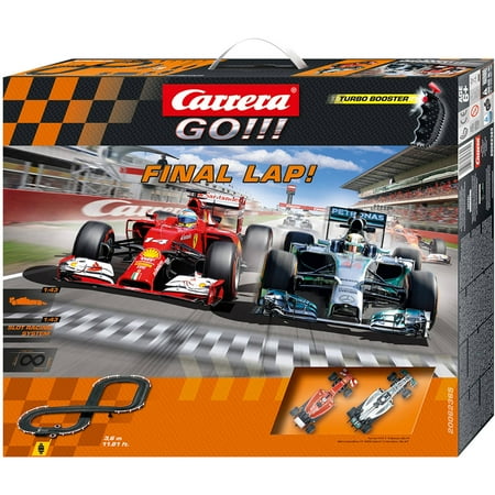 Carrera GO!!! Final Lap 1:43 Scale Slot Car Race Set - Walmart.com