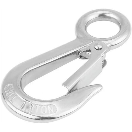 Hongchun 2 Types Hoist Hook 304 Stainless Steel Large Loading Hook Load ...
