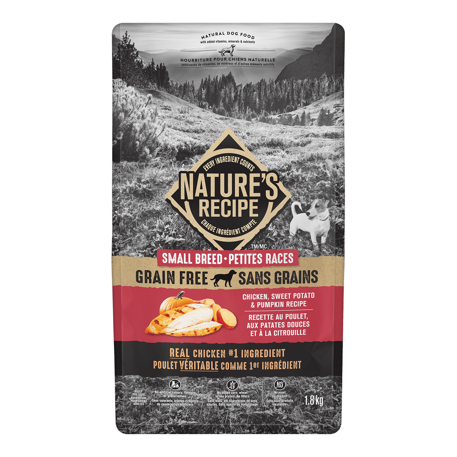 Click here for Natures Recipe Nr Gf Sm Breed 1.8kg prices