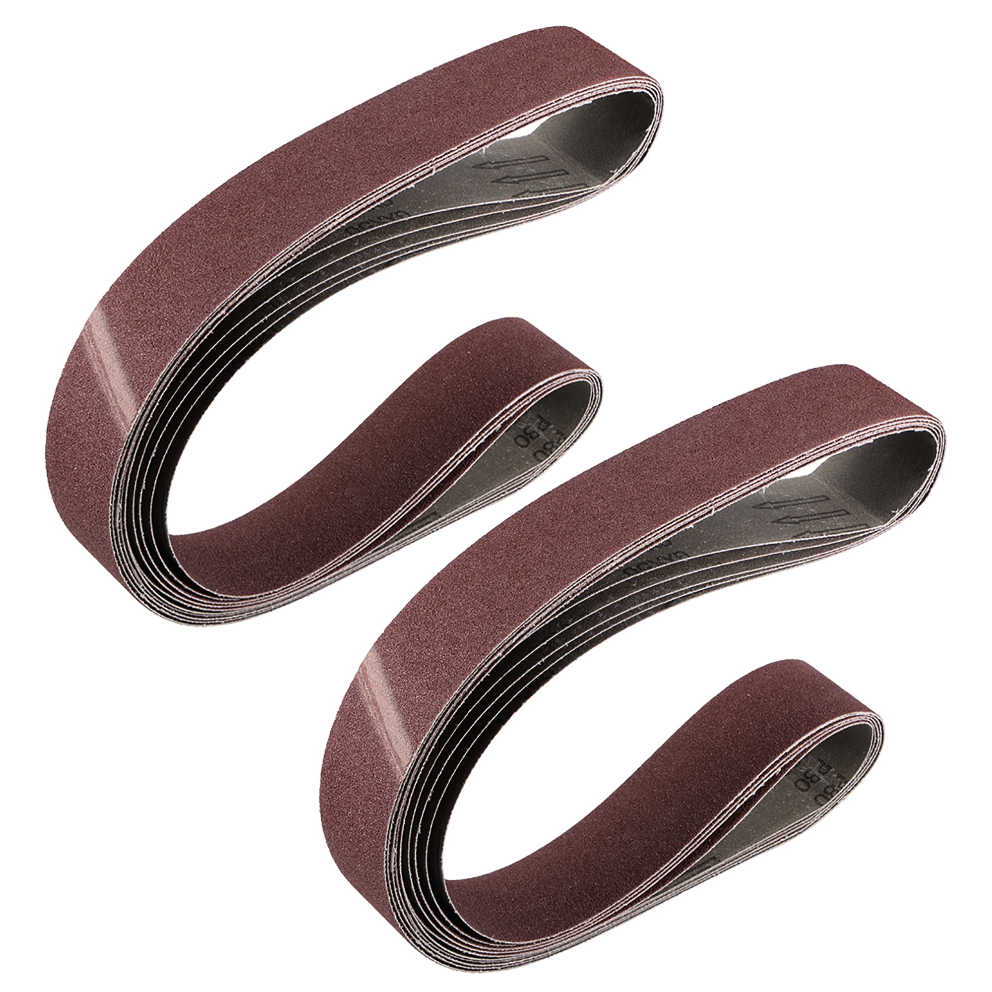 2 X 48 Sanding Belt 80 Grit Sand Belt For Belt Sander 10pcs Walmart