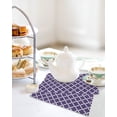 Purple Moroccon Kitchen Dish Towels for Drying Dishes Set of 4, Country ...
